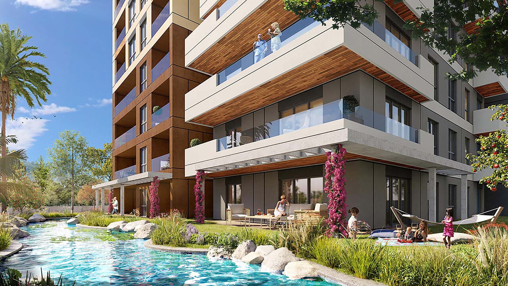 ЖК Sur Yapi Antalya в Кепезе, Анталья, Турция №36426: купить недвижимость по цене от застройщика ...